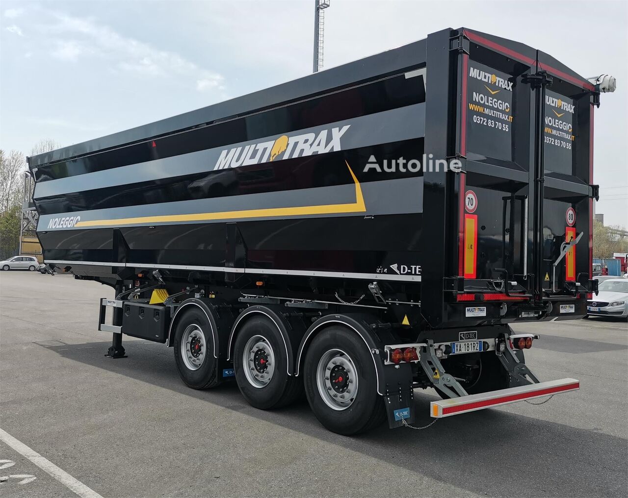Noleggio semirimorchio ribaltabile D-TEC RIBALTABILE POSTERIORE 57 MC ...