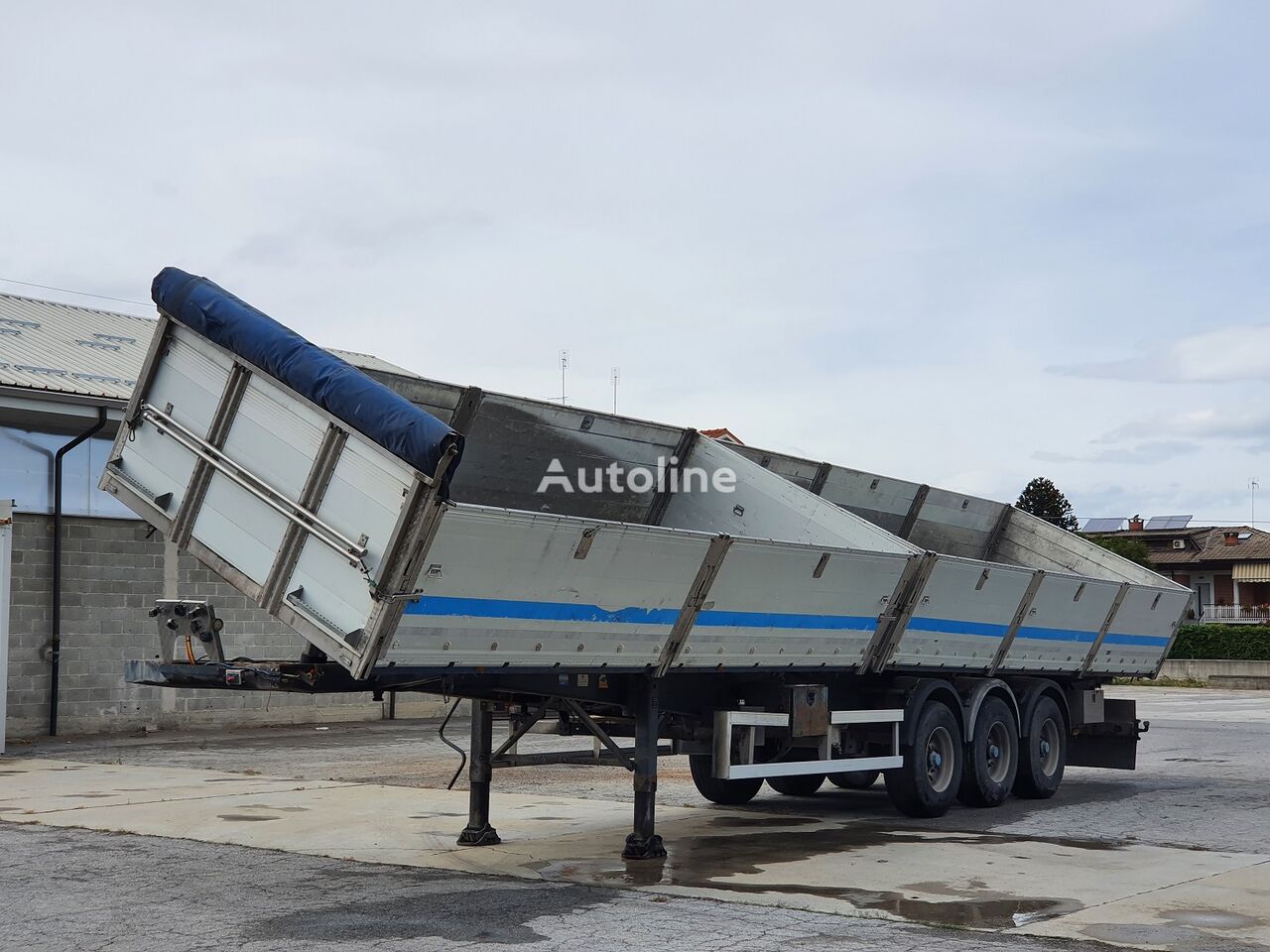 Semirimorchio ribaltabile Tabarrini Ribaltabile Doppia Cassa in vendita ...